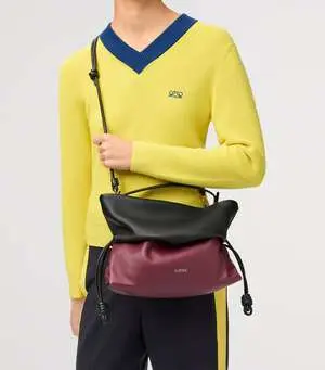 Loewe Leather Flamenco Rolled Top-handle Bag