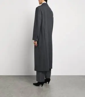 Sandro Wool Rhinestone Long Coat