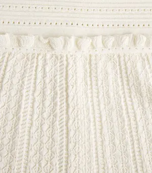Sandro Knitted Pointelle Maxi Skirt