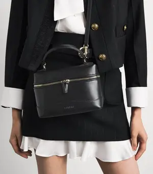 Sandro Leather Tangolino Vanity Bag
