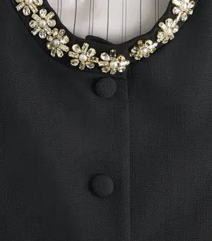 Sandro Wool Crystal-embellished Waistcoat