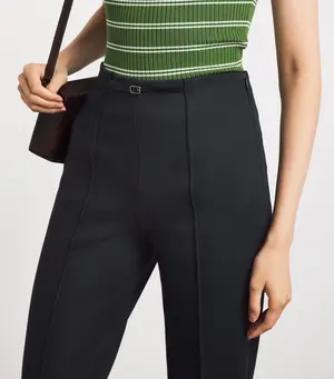 Sandro Belted Tapered Trousers