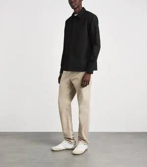 Vince Zip-up Textured Shacket
