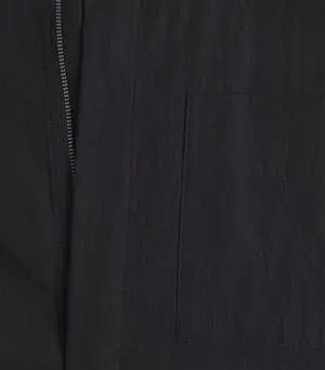 Vince Zip-up Textured Shacket