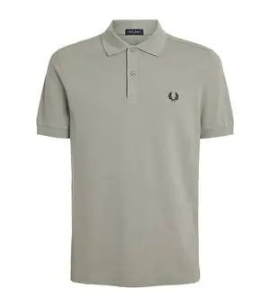 Fred Perry Cotton Twin Tipped Polo Shirt - Green