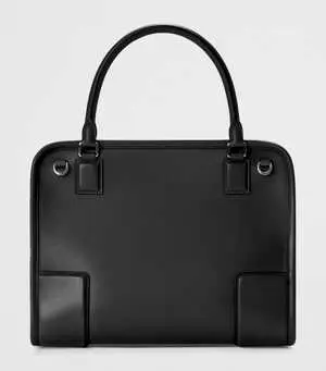 Loewe Medium Woven Leather Amazona 180 Top-handle Bag