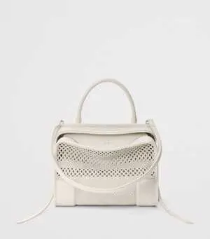Loewe Medium Woven Leather Amazona 180 Top-handle Bag