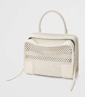 Loewe Medium Woven Leather Amazona 180 Top-handle Bag