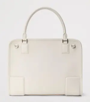Loewe Medium Woven Leather Amazona 180 Top-handle Bag