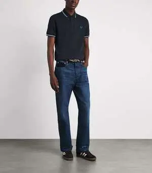Fred Perry Cotton Twin Tipped Polo Shirt