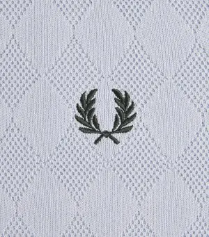 Fred Perry Cotton Pointelle Polo Shirt