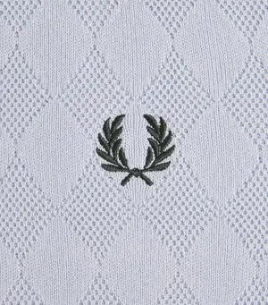 Fred Perry Cotton Pointelle Polo Shirt