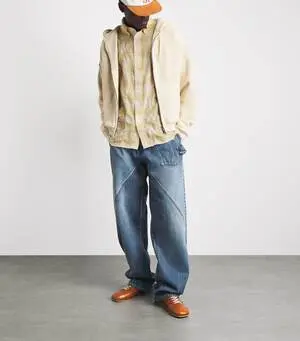 PICANTE Cotton Crinkle Check Rocco Shirt