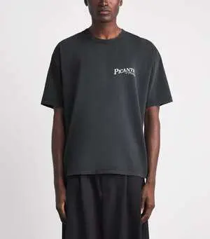 PICANTE Organic Cotton Peaks Patch Logo T-shirt