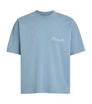 PICANTE Organic Cotton Tailor Logo T-shirt - Blue