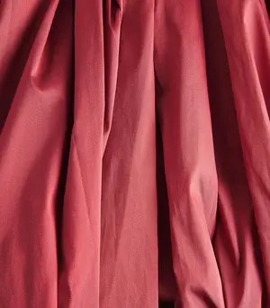 ABADIA Elodie Pleated Midi Skirt