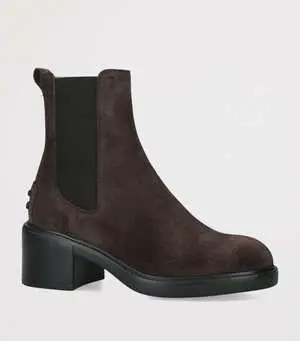 TOD'S Suede Chelsea Boots