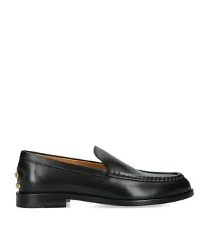 TOD'S Calfskin Loafers - Black