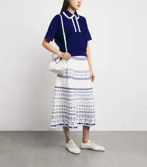 Molli Jacquard-knit Midi Skirt