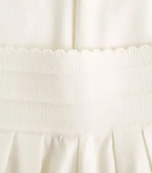 Molli Virgin Wool Wide-leg Trousers
