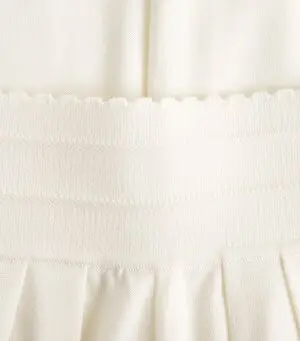 Molli Virgin Wool Wide-leg Trousers