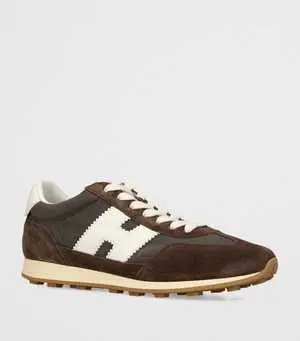 Hogan Suede-mesh Athletic Sneakers