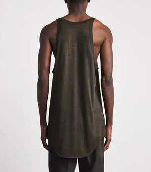 Rick Owens Wool-silk Pony Tank Top - Brown