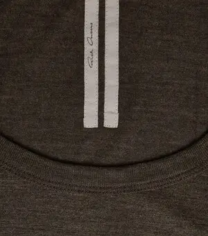 Rick Owens Wool-silk Pony Tank Top - Brown