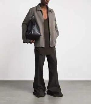 Rick Owens Wool-silk Pony Tank Top - Brown