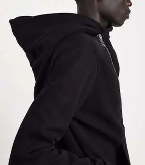 Rick Owens Asymmetric Mountain Hoodie - Black