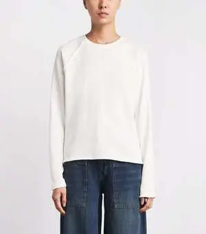 ME+EM Organic Cotton Raw Edge Sweatshirt