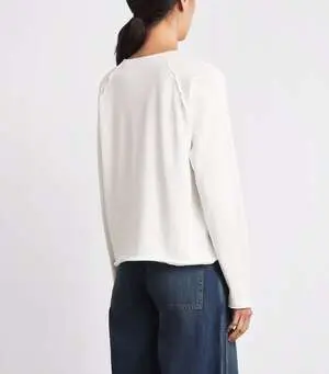 ME+EM Organic Cotton Raw Edge Sweatshirt