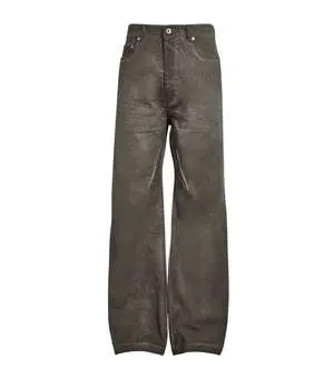Rick Owens Geth Wide-leg Jeans - Brown
