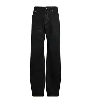 Rick Owens Geth Wide-leg Jeans - Black