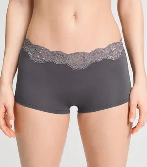 Hanro Lace-trim Shorts Briefs
