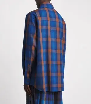 VIVIENNE WESTWOOD Cotton Flannel Check Achilles Overshirt