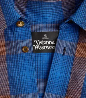 VIVIENNE WESTWOOD Cotton Flannel Check Achilles Overshirt