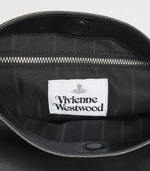 VIVIENNE WESTWOOD Small Leather Maxime Shoulder Bag