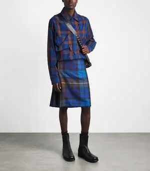 VIVIENNE WESTWOOD Wool Check Kilt