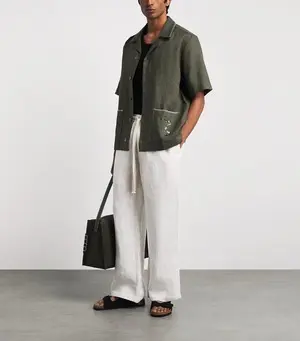 CHE Linen Trompette Embroidered Shirt