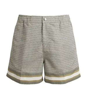 CHE Printed Berkley Swim Shorts - Green