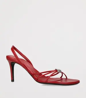 Christopher Esber Leather Giro Slingback Sandals 90