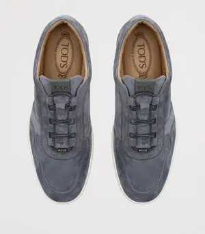 TOD'S Leather Elastic Cassetta Sneakers