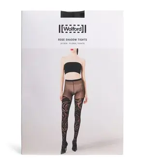 Wolford Rose Shadow 20 Tights - Black