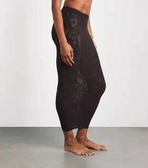 Wolford Infinite Rose Net Skirt