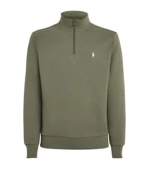 Polo Ralph Lauren Cotton Quarter-zip Sweatshirt - Green