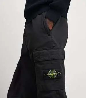 Stone Island Stretch Cotton-wool Cargo Trousers