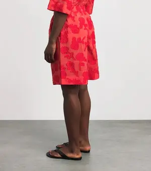 GANNI Floral Elasticated Shorts