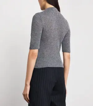 Citizens Of Humanity Wool-cashmere Cropped Cardigan - Grey
