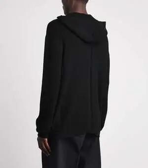Rick Owens Cashmere Zip-up Hoodie